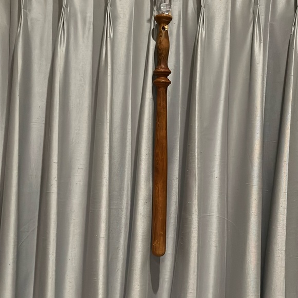 Other | Vintage Original Wooden Billy Club Police Baton Oak Wood ...